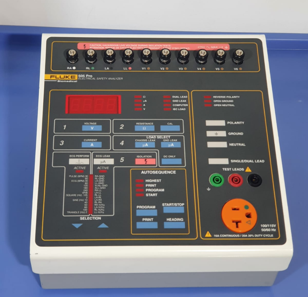 Analizador de seguridad eléctrica ⚡️ marca: fluke biomedical modelo ...